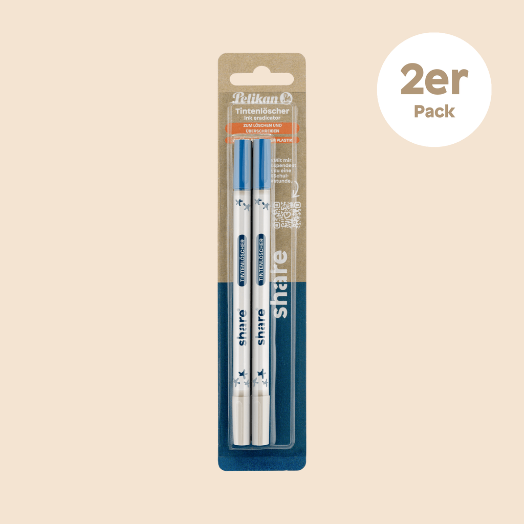 Ink Eraser – 2-Pack Blister Pack – Ink Eraser for Correcting Royal Blue ...